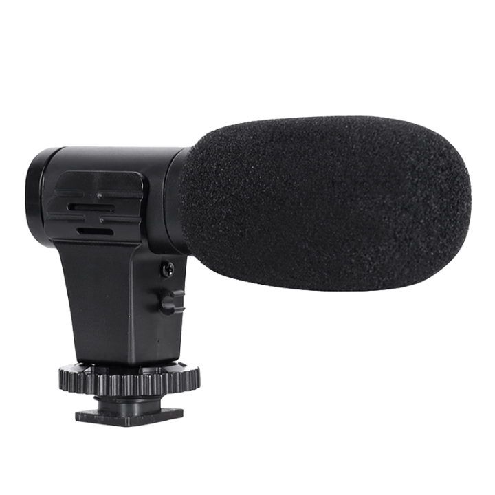 Camera Microphone On-Camera Mini Condenser Record Interview Vlog Mic ...