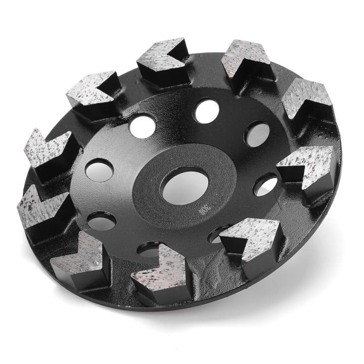 CarMeng La Diamond Grinding Wheel Cup 10 Teeth Black 150mm 30# Mesh for ...