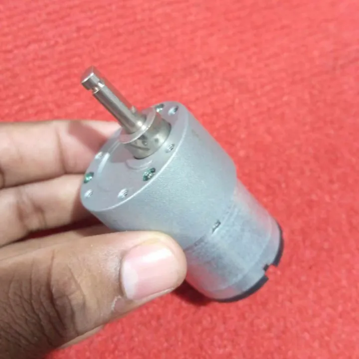 Medium Size 12V Gear Motor High Torque 12V Electric Gear Motor Gear BOX Motor DC 12V Reversible ...