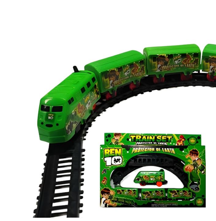 Ben 10 Train Set Track Battery Operated Toy Train | Daraz.com.bd