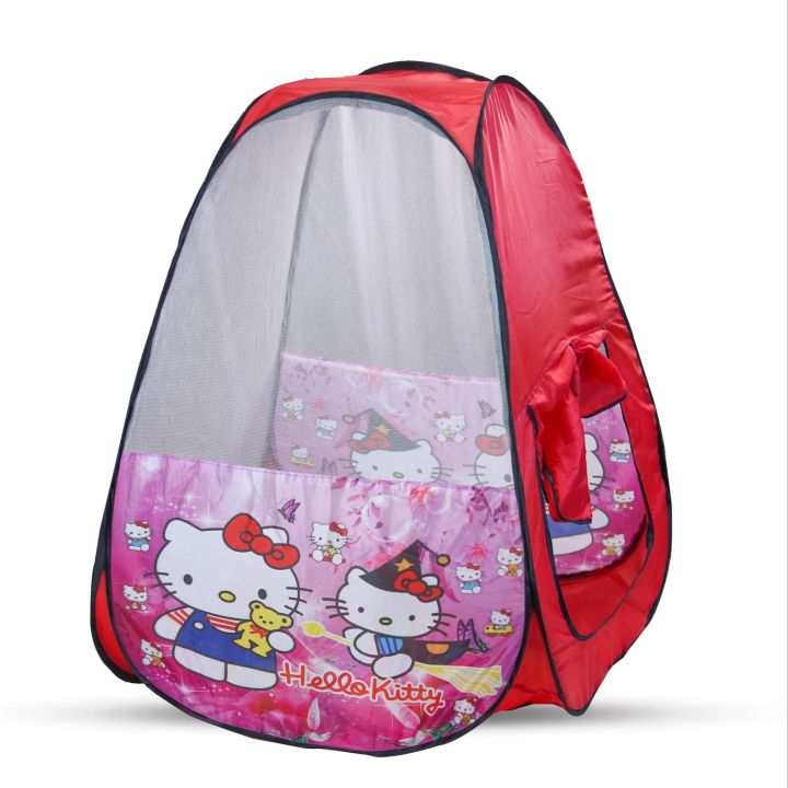 HELLO KITTY TENT PLAY HOUSE MEDIUM SIZE WITH 50 BALLS | Daraz.com.bd