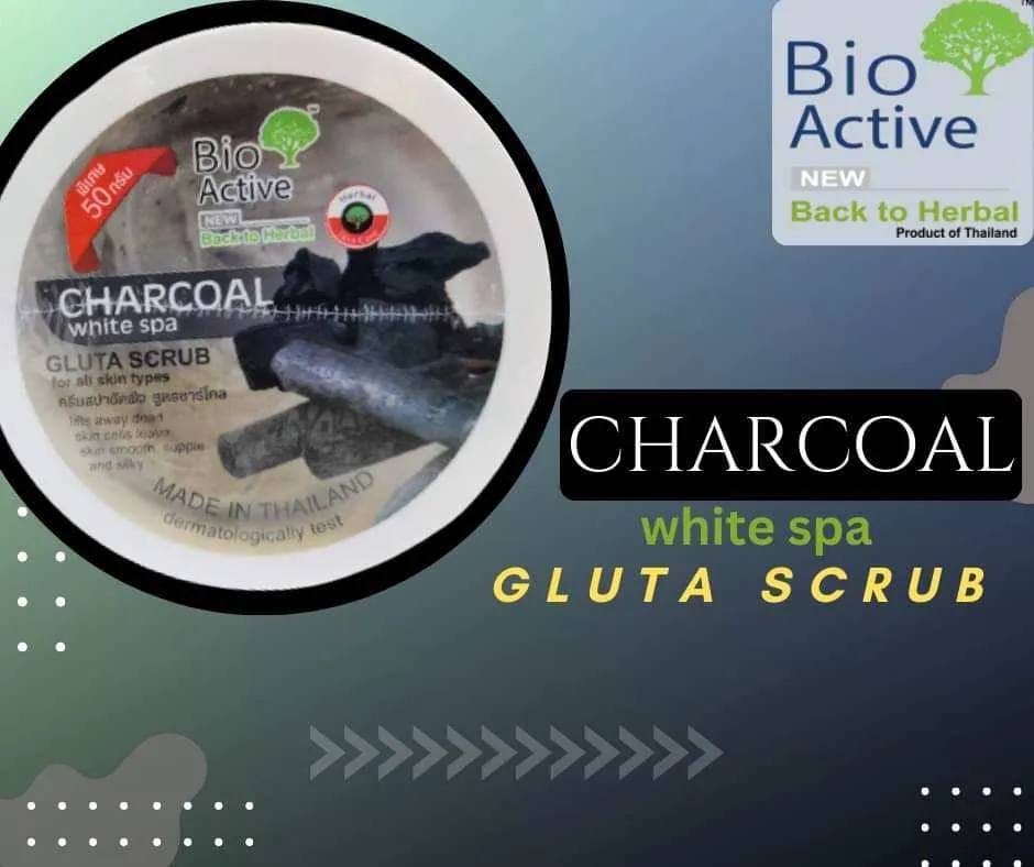 BIO ACTIVE GLUTA SCRUB CHARCOAL -100G