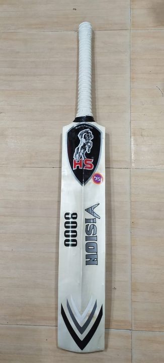 HS Vision 8000 Tape Tennis Cricket Bat with full Cane handle | Daraz.com.bd