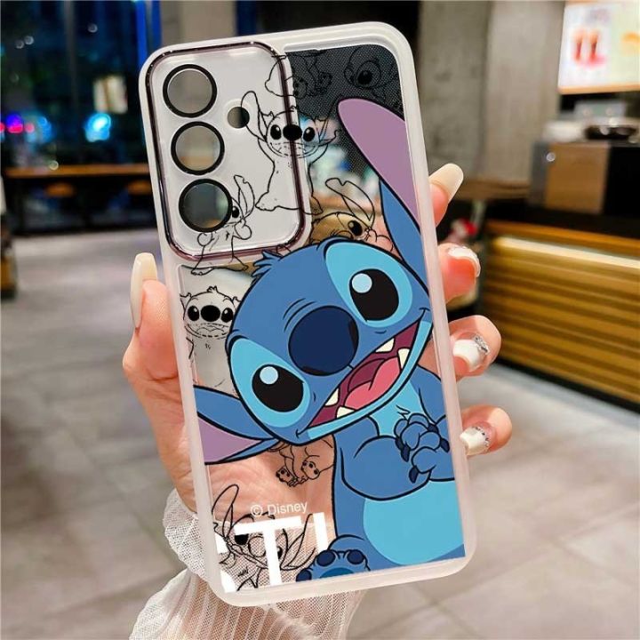 Samsung Galaxy A55 A35 A25 A15 5G A05 A05s Cover Joyful Cute Stitch ...