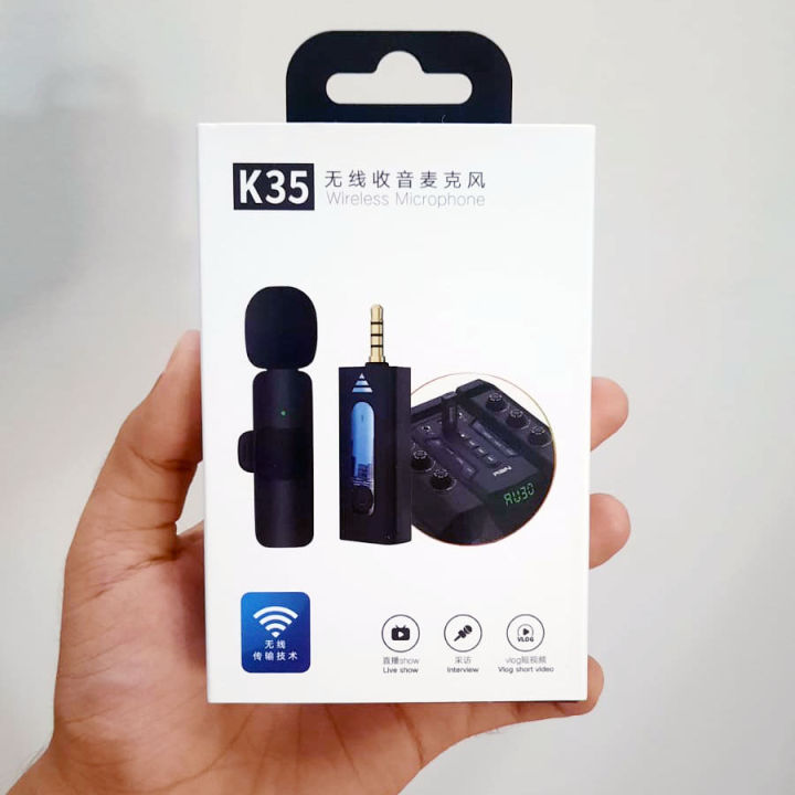 Best Quality K35 Wireless Single Microphone | Daraz.com.bd
