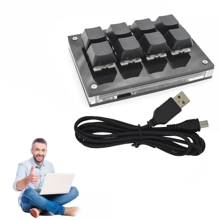 8 Keys Mini Keypad Numpad Mechanical Keyboard OSU Gaming Programming ...
