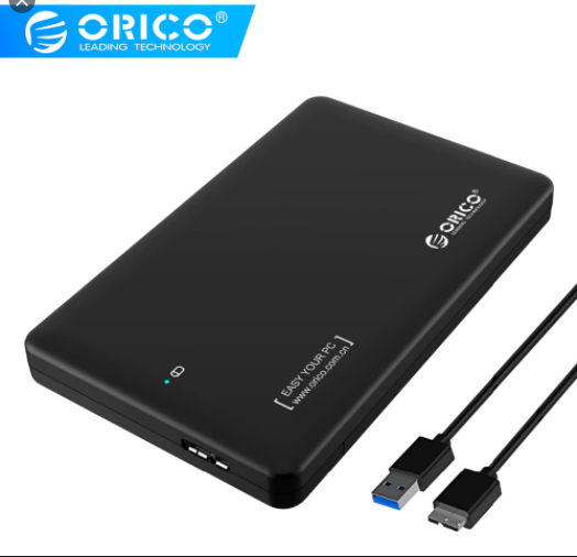 ORICO 2.5 USB 3 External Hard Drive Enclosure Casing for 2.5 inch 7mm/9 ...