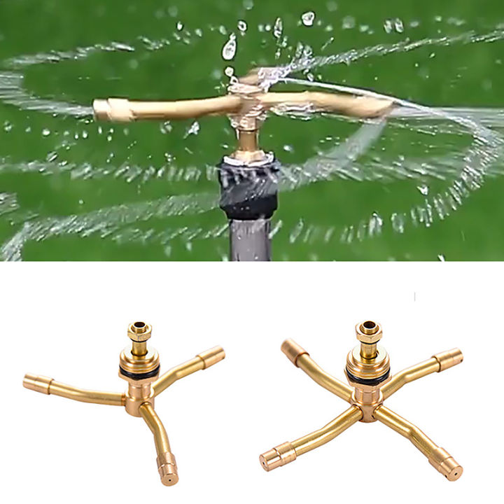 1Pc 2/3/4 Arm 360°Automatic Rotary Whirling Sprinkler Garden Lawn ...