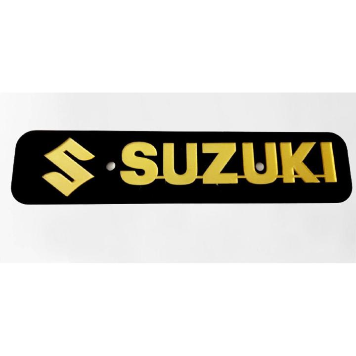 SUZU.KI logo for Motorcycle bike number plate | Daraz.com.bd