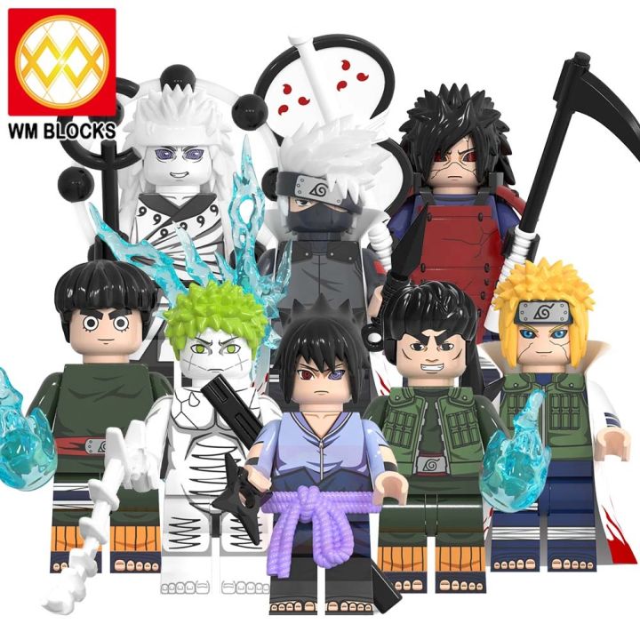 【Yurui】Lego Minifigures Anime Namikaze Minato Uchiha Hatake Kakashi ...