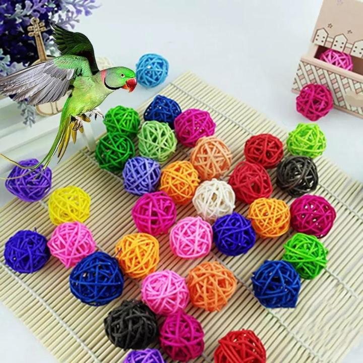 1 Pcs Pet Parrot Toy Bird Hollow Bell Ball For Parakeet Cockatiel Chew ...