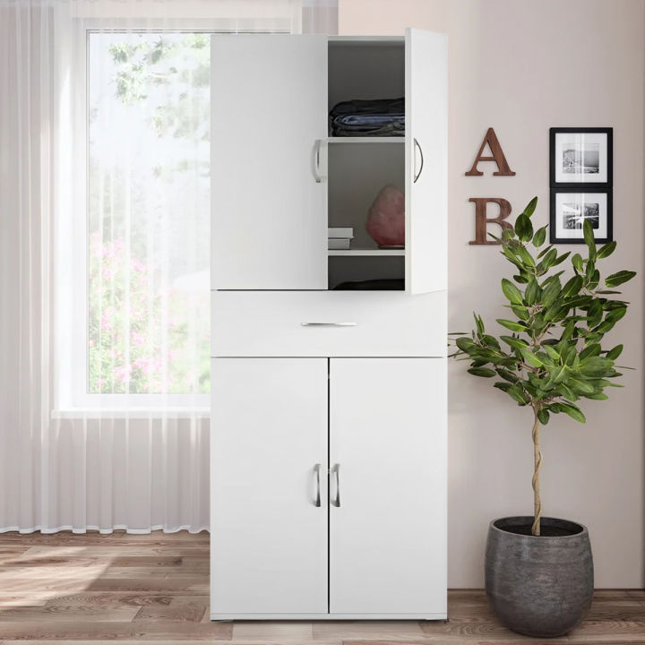 Unique Design 4 Door Almirah with Locker Drawer/ Bedroom Furniture ...