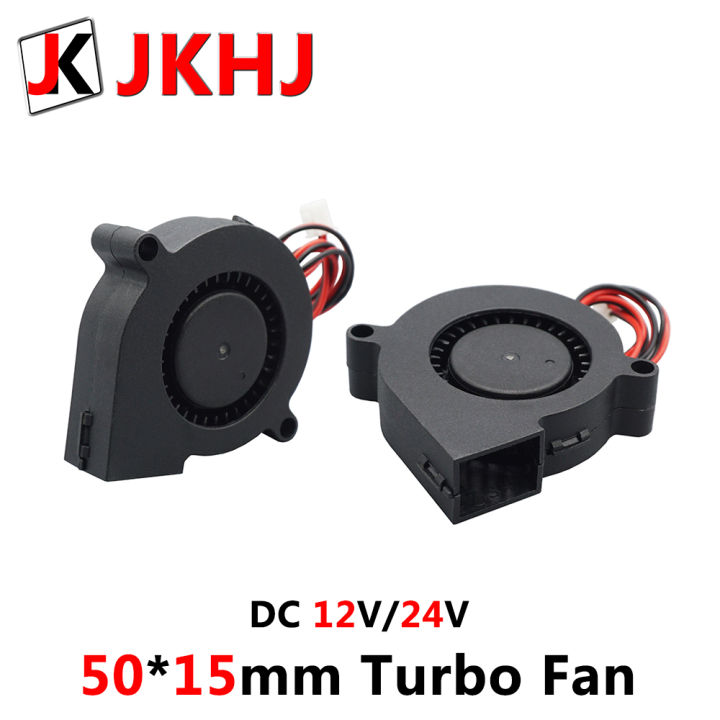 Exhaust 5010 Fan 12V Duct Turbine Fan DC 24V Cooling Turbo Fan Hydraulic Bearing Blower Radial ...