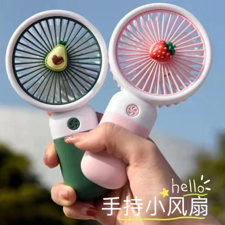 Summer Mini Fan Portable Handheld Fan Cartoon Cute Student Desktop USB ...