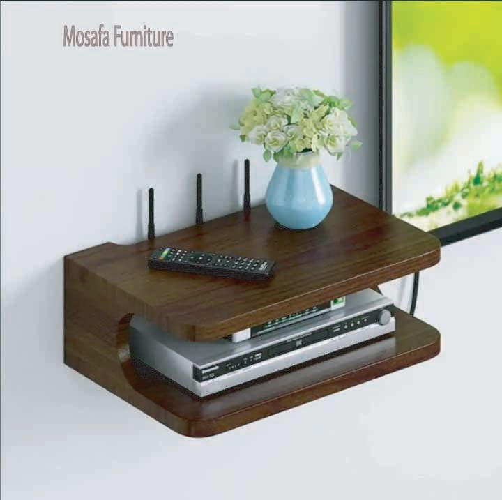 Wall Mount Wi-Fi Router Storage Paraphernalia Holder Set Top Box Stand ...