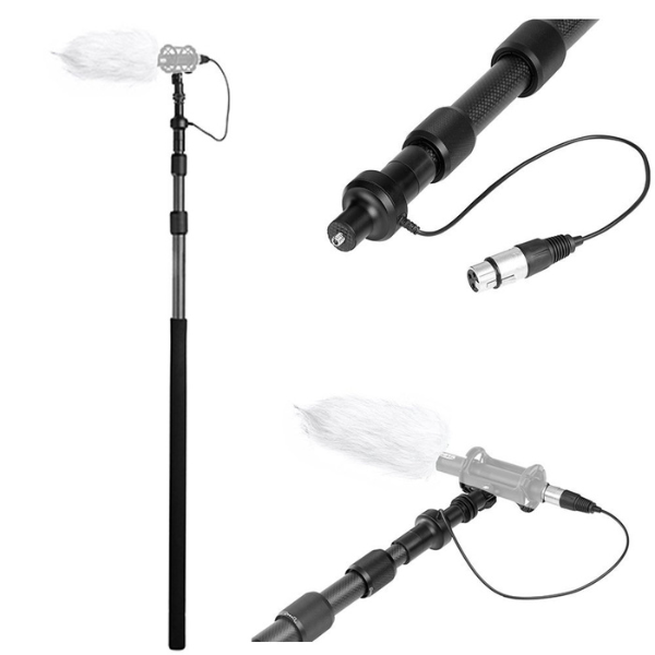 BOYA BY-PB25 Carbon Fider Boom pole with Internal XLR Cable | Daraz.com.bd