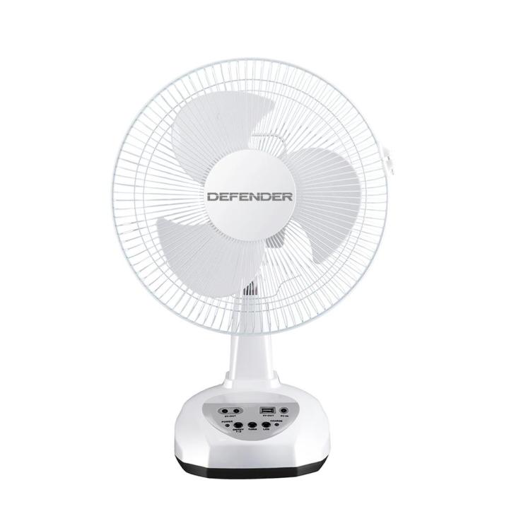 Defender 2914 Rehcargeable Fan Table Fan Multifunctional desktop fan ...