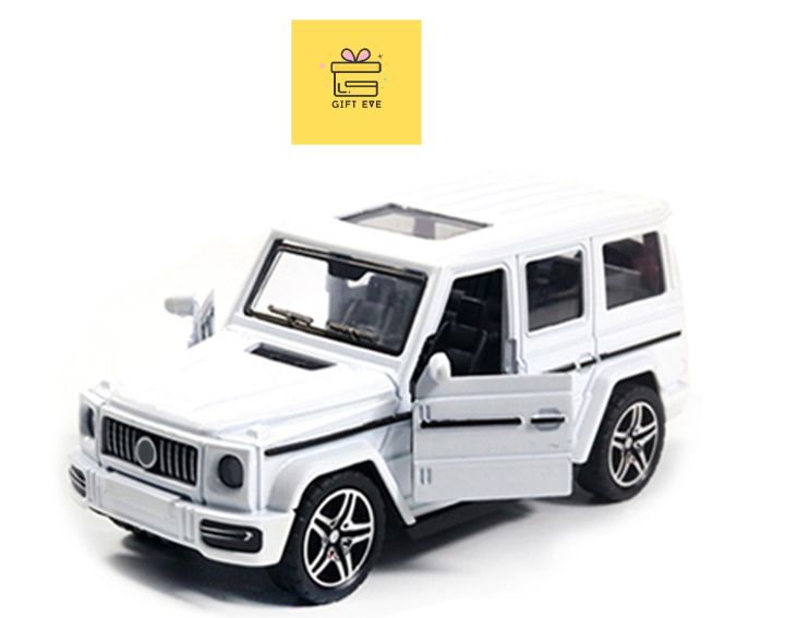 Mercedes Benz AMG G63 White 1:36 alloy metal body model toy car for ...