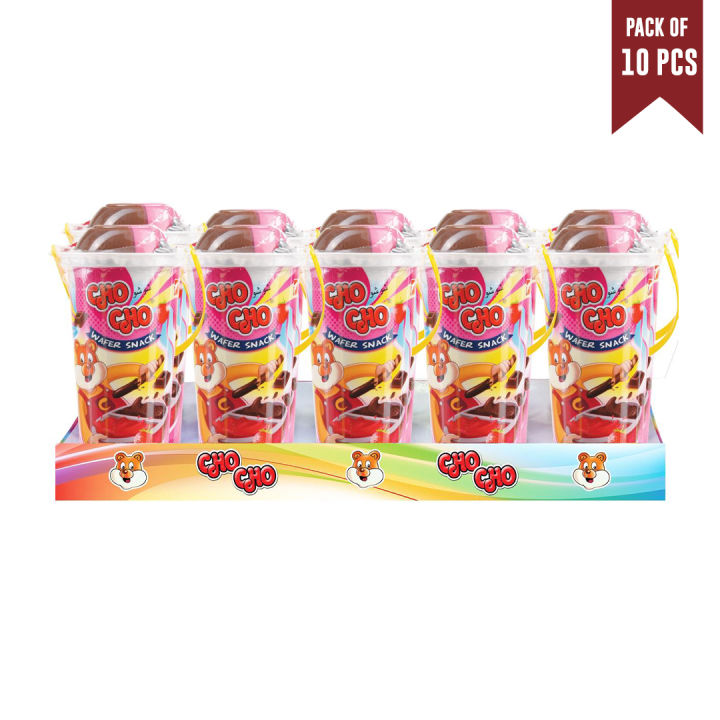 Cho Cho Strawberry Wafer Snack Pack of 10pcs | Daraz.com.bd