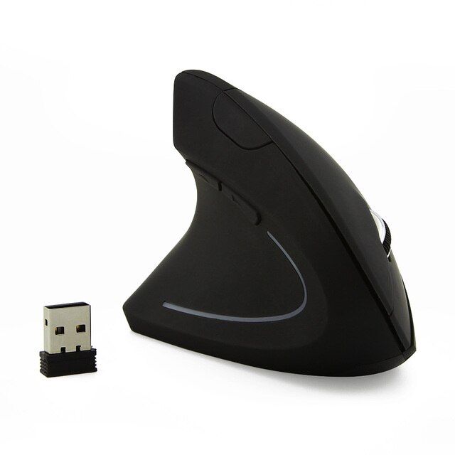 CHYI Ergonomic Vertical Mouse Wireless Right/Left Handed Gaming Mouse ...