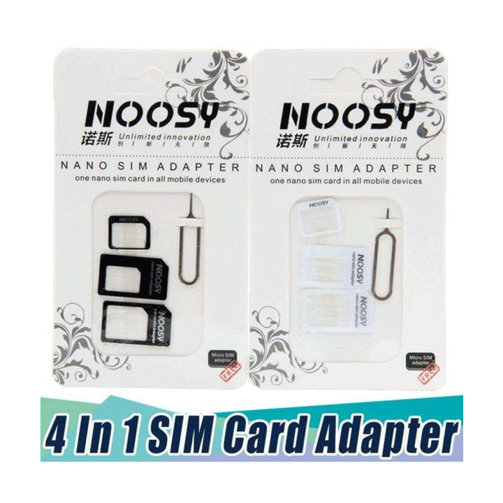 4 in 1 Noosy Micro Nano Sim Card Adapter | Daraz.com.bd