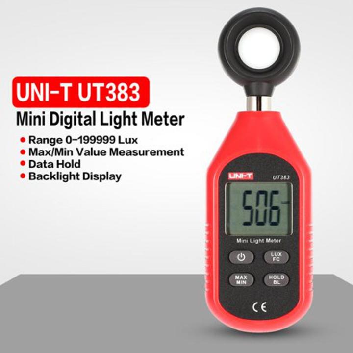 UNI-T UT383 Mini Light Meter Photometer Illuminance Measurement ...