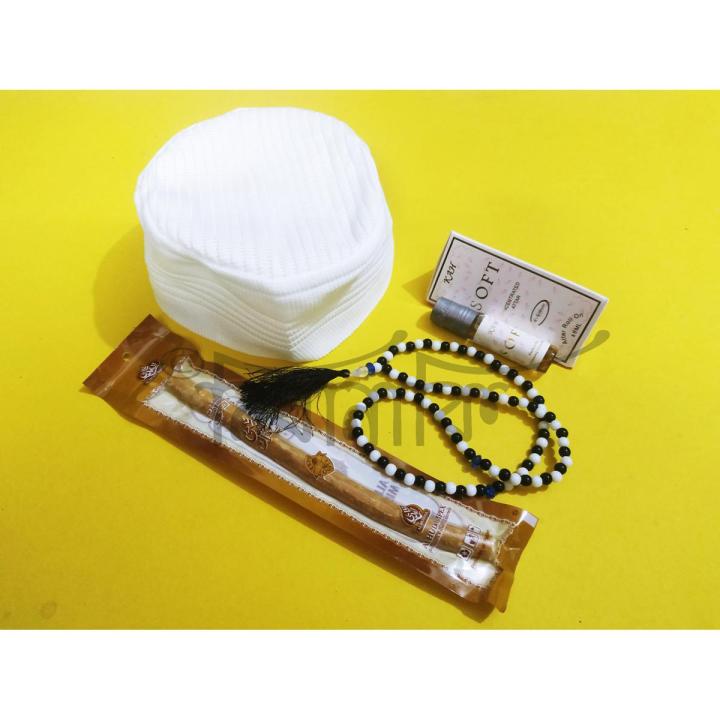 Islamic Combo Pack (Tupi,Tasbih,Atar and Miswak) For Men | Daraz.com.bd