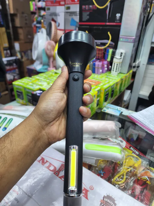 TORCH JOYKALY YG 2081 5W High Quality Rechargeable double Flashlight ...