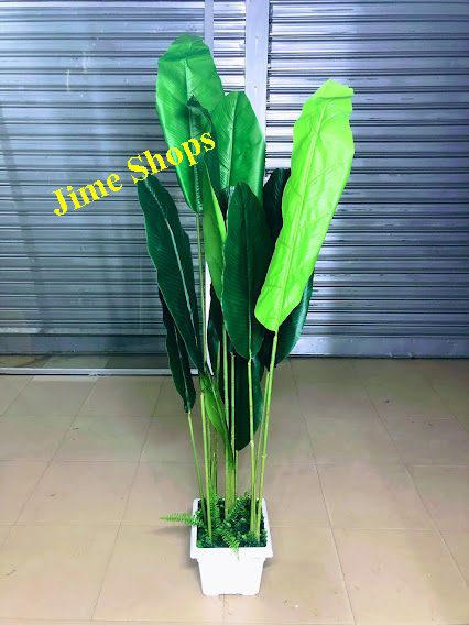 Artificial Banana tree in plastic tob 5.6ft, big trees for home or ...