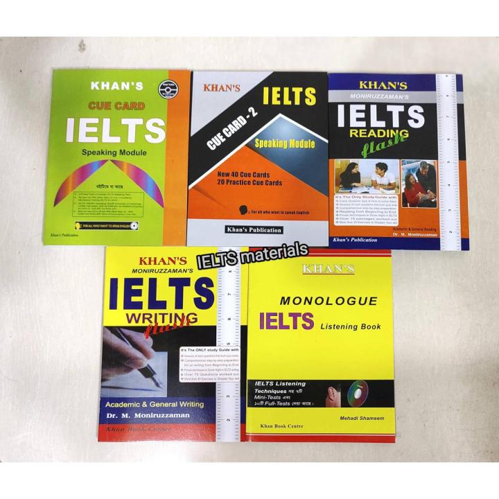 KHAN IELTS Package- 5 Books Each Package | Daraz.com.bd