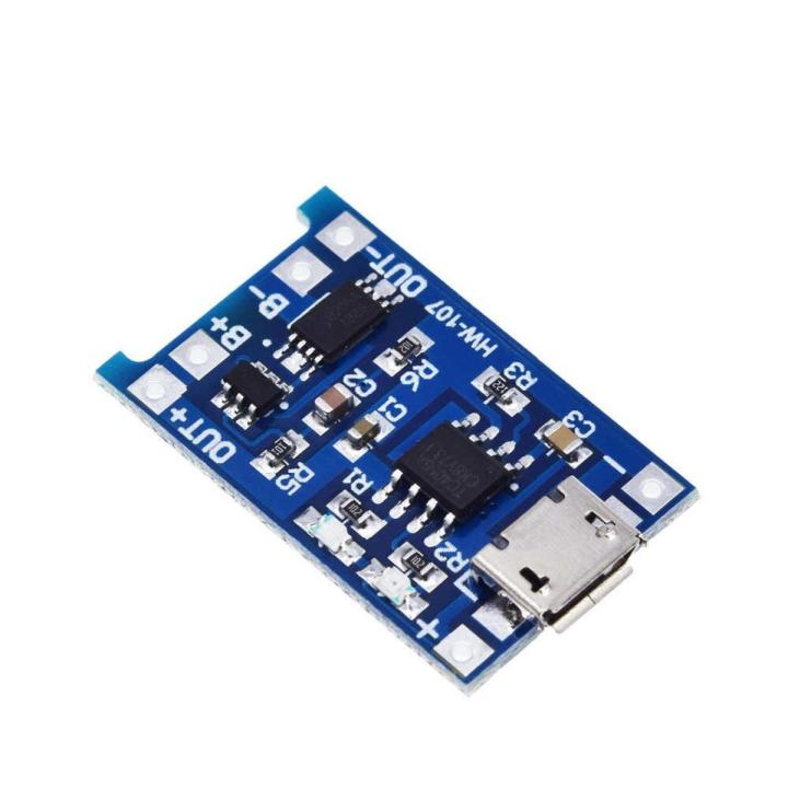 5pcs Micro USB 5V 1A 18650 TP4056 Lithium Battery Charger Module ...
