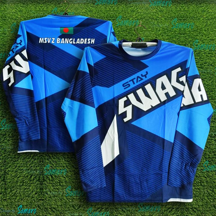 STAY SWAG Full Sleeve Bike Jersey For Men - SWAG Premium Jersey - SWAG ...