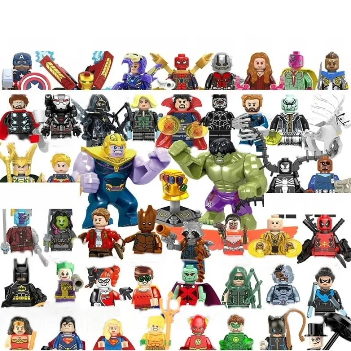 Disney 4cm Children Anime figure Building Blocks Kid Gift Toy Model ...