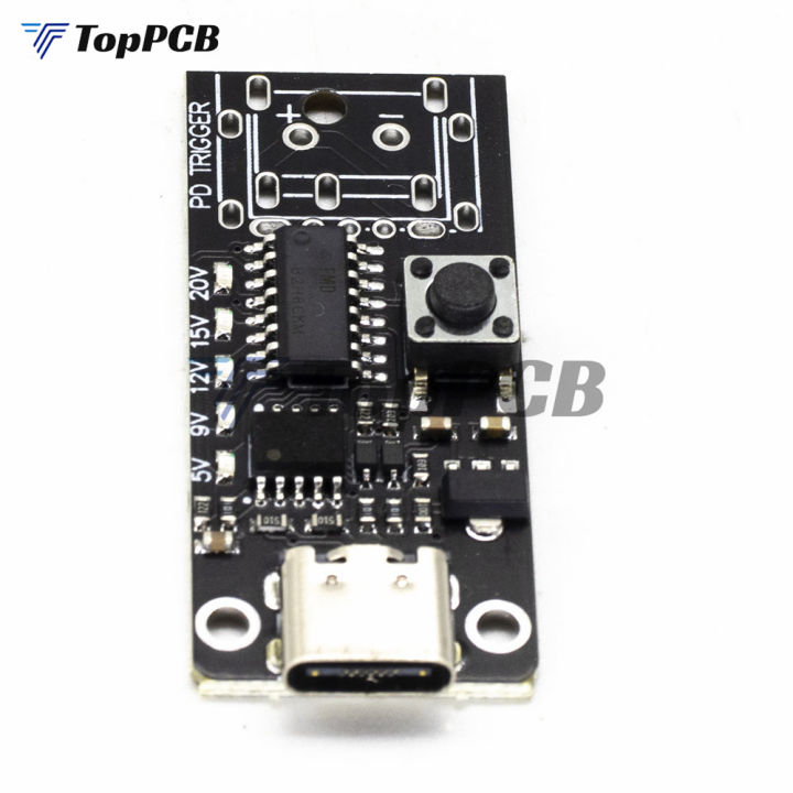 Type-C Qc Pd Decoy Trigger Board 100w 5a 5v 9v 12v 15v 20v Automatic Detection Fast Charging ...