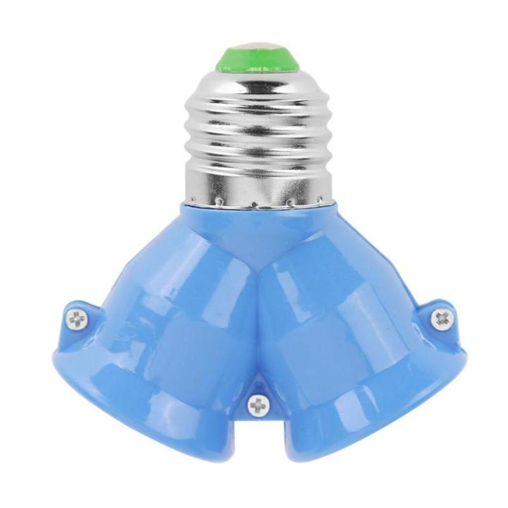 【VisioN Shop】2 in 1 E27 Lamp Holder e27 Bulb Socket Splitter Adapter ...