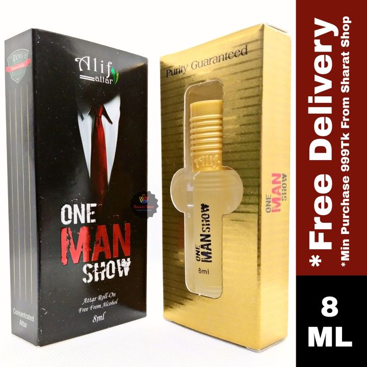 One Man Show By Alif Attar Long Lasting Roll On Non Alcoholic Perfume ...