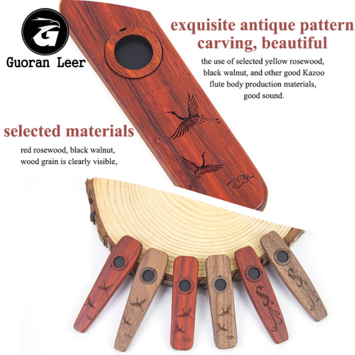 Kazoo Instrument Kasu Musical Instruments Solid Wood Kazoo Preschool ...