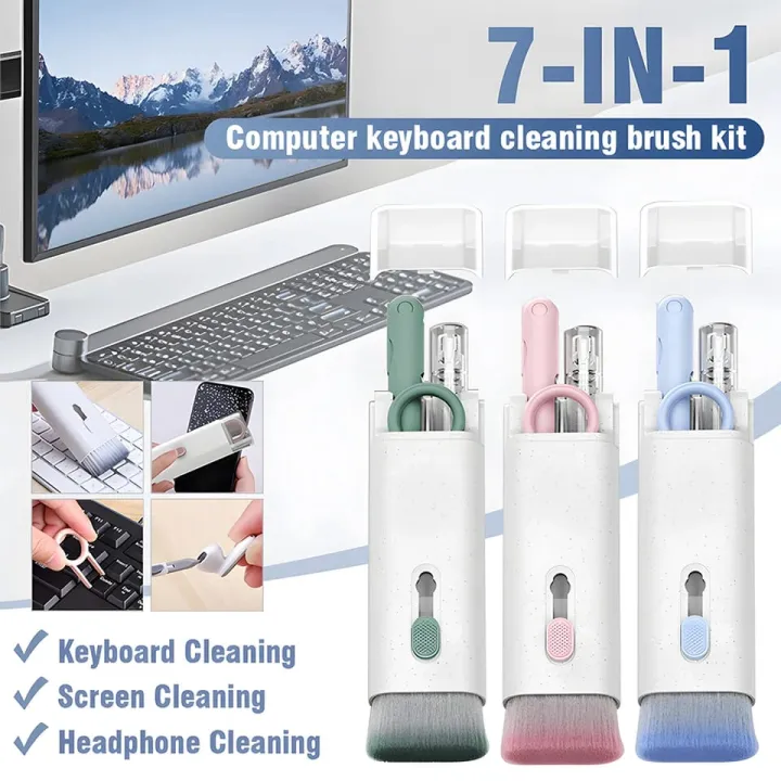 7-in-1 Ultimate Keyboard and Earphone Cleaning Tools Brush Kit ...