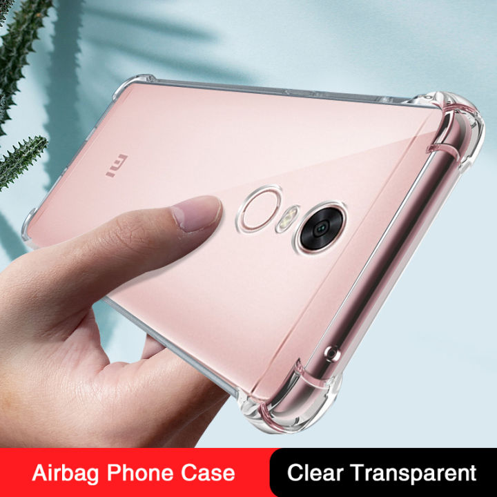 Thin Soft Silicone Case for Xiaomi Redmi Note5 Note 5 Pro 5Pro Airbag High Qualtiy Transparent ...