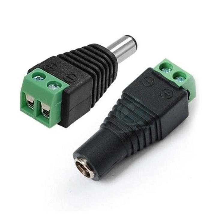 DC Power Balun Connector Adapter Plug Male Female Jack Socket | Daraz ...