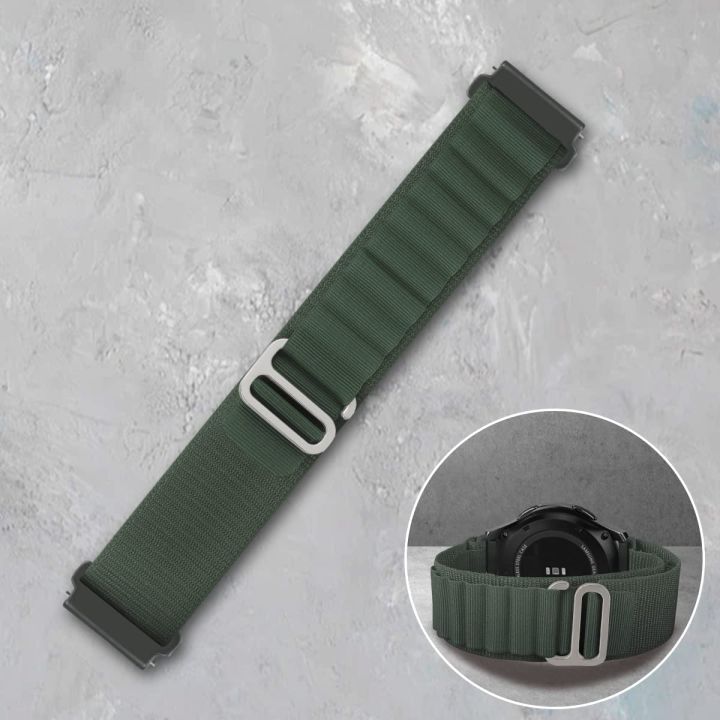 22mm Alpine Loop Nylon Strap Compatible with Noise Colorfit Samsung ...