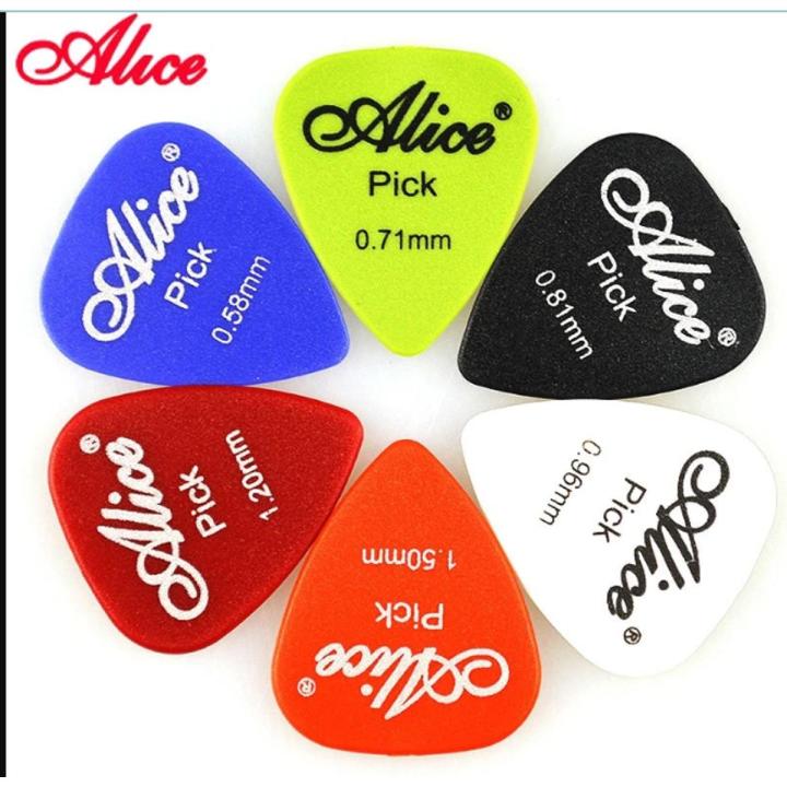 6 Pcs Smooth Multi-Color Guitar Picks | Daraz.com.bd