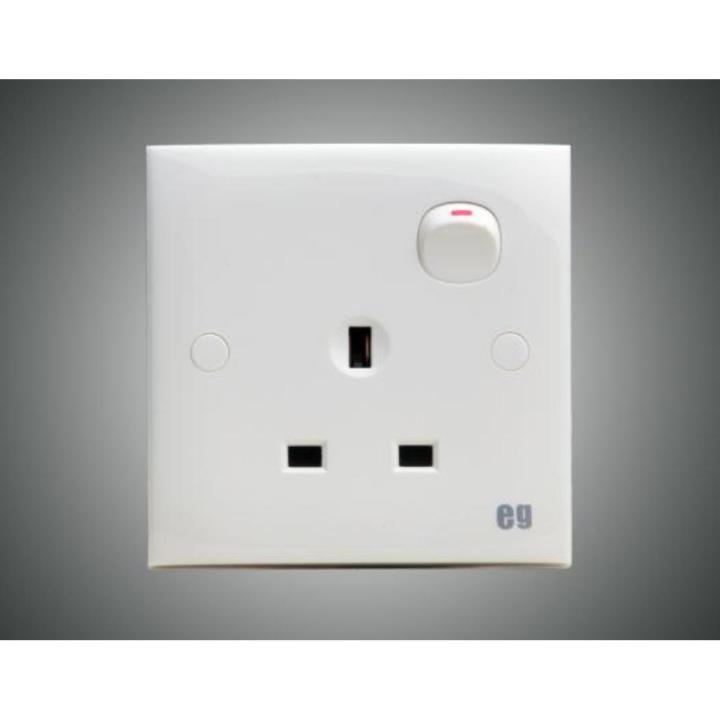 Energypac EG Series 13A 3 Pin Flat Socket 3Pin Electrical Wall Switch ... Energypac EG Series 13A 3 Pin Flat Socket 3Pin Electrical Wall Switch ...