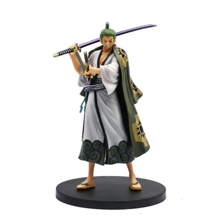 Lover One Piece Figure Luffy Zoro Sanji Usopp Kimono Samurai PVC Action ...