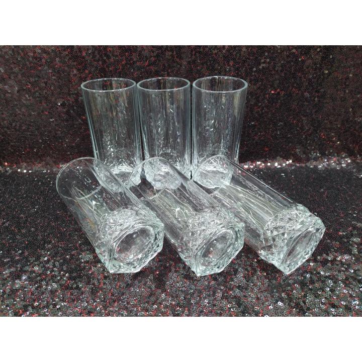 Crystal Clear Drinking Glass Set (6 Pieces) OLiLA W030 | Daraz.com.bd