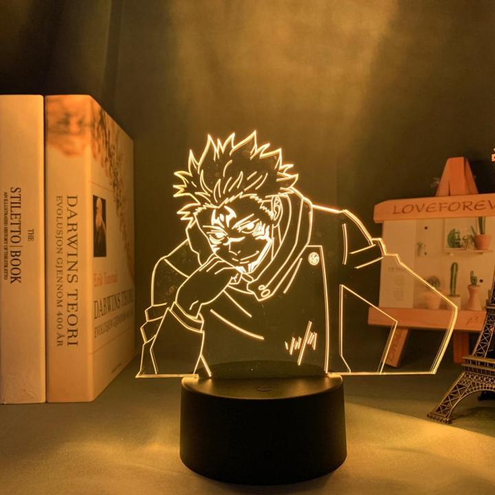 Anime Lamp Yuji Itadori Jujutsu Kaisen Led Night Light for Birthday ...
