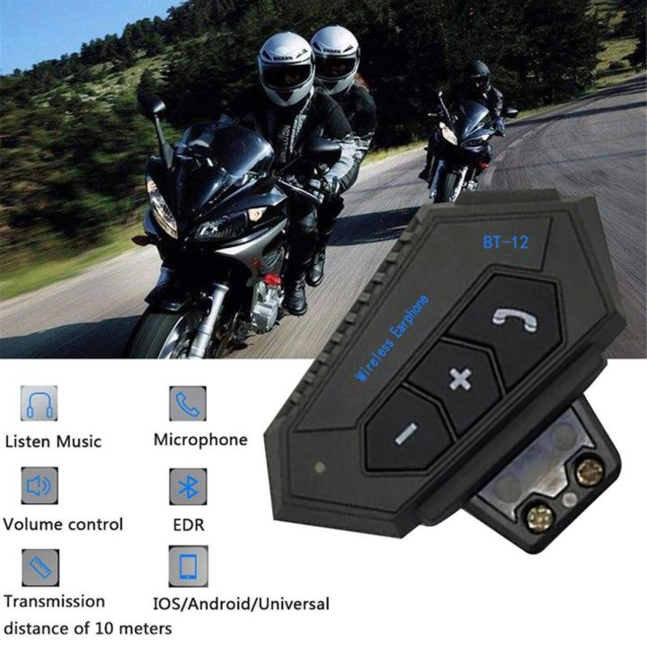 Helmet Headphone Bluetooth Motorcycle Headset V4.2 Bluetooth Intercom ...