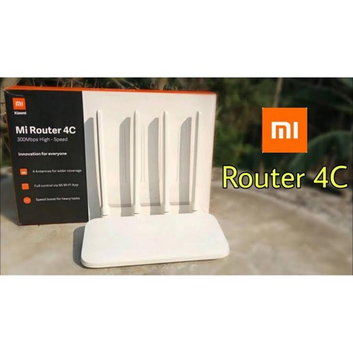 Mi WiFi Router 4C 300Mbps 4 Antennas Smart APP Control - White | Daraz ...
