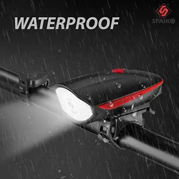 Waterproof Rechargeable 2 In 1 Bicycle Lights And Horn - Stay Safe And ...