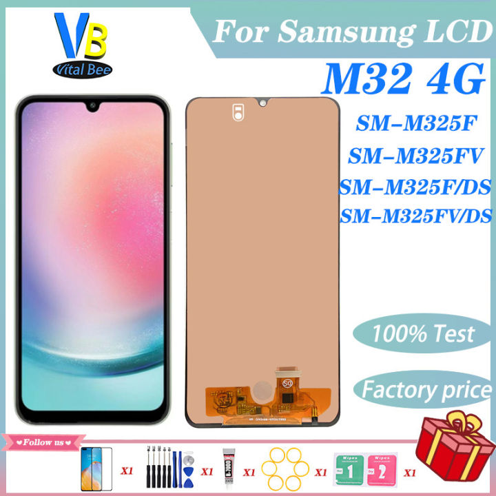 For Samsung Galaxy M32 LCD Display Touch Screen Digitizer Assembly M325 ...